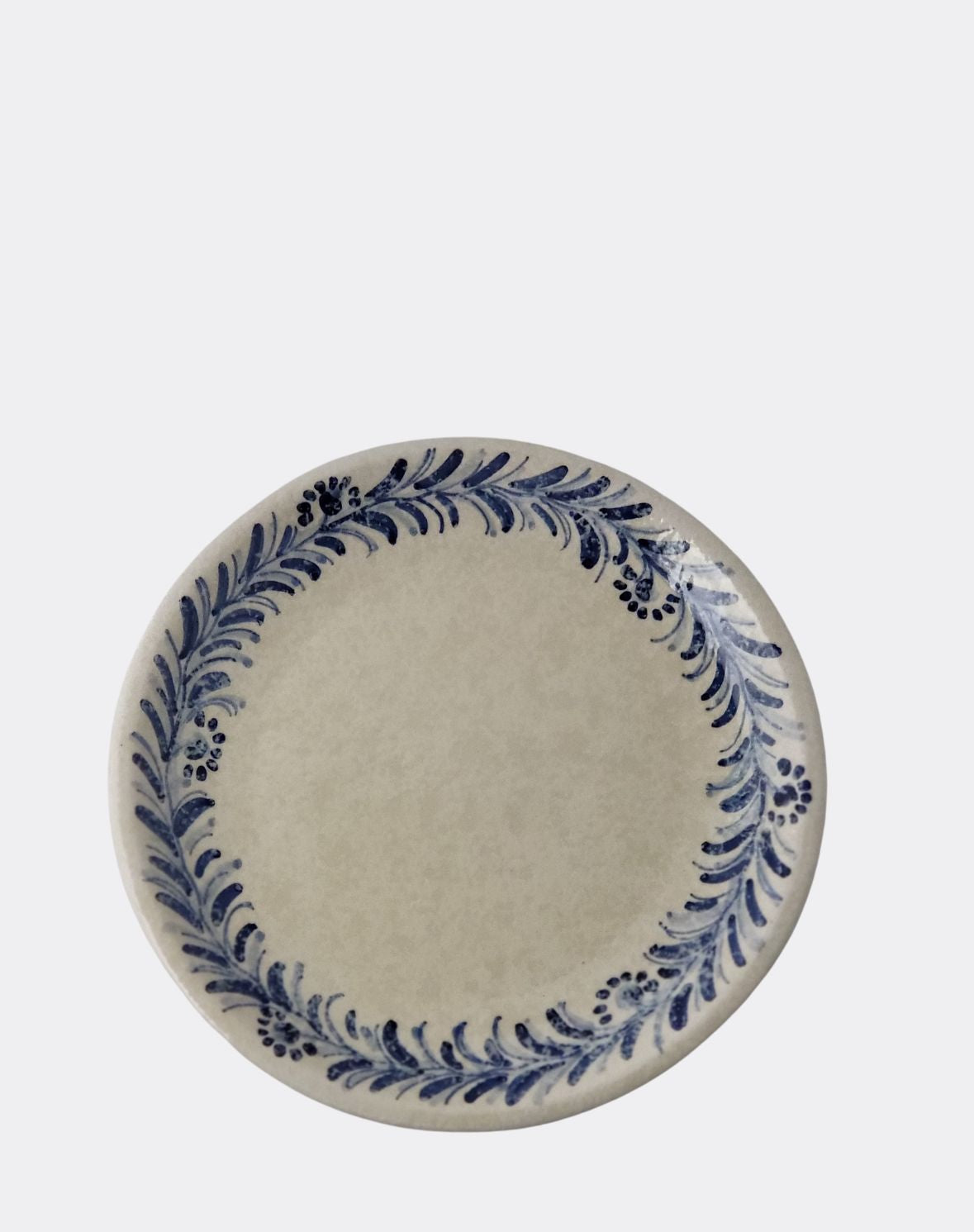 Plato Llano Minerva azul – La Oficial Cerámica