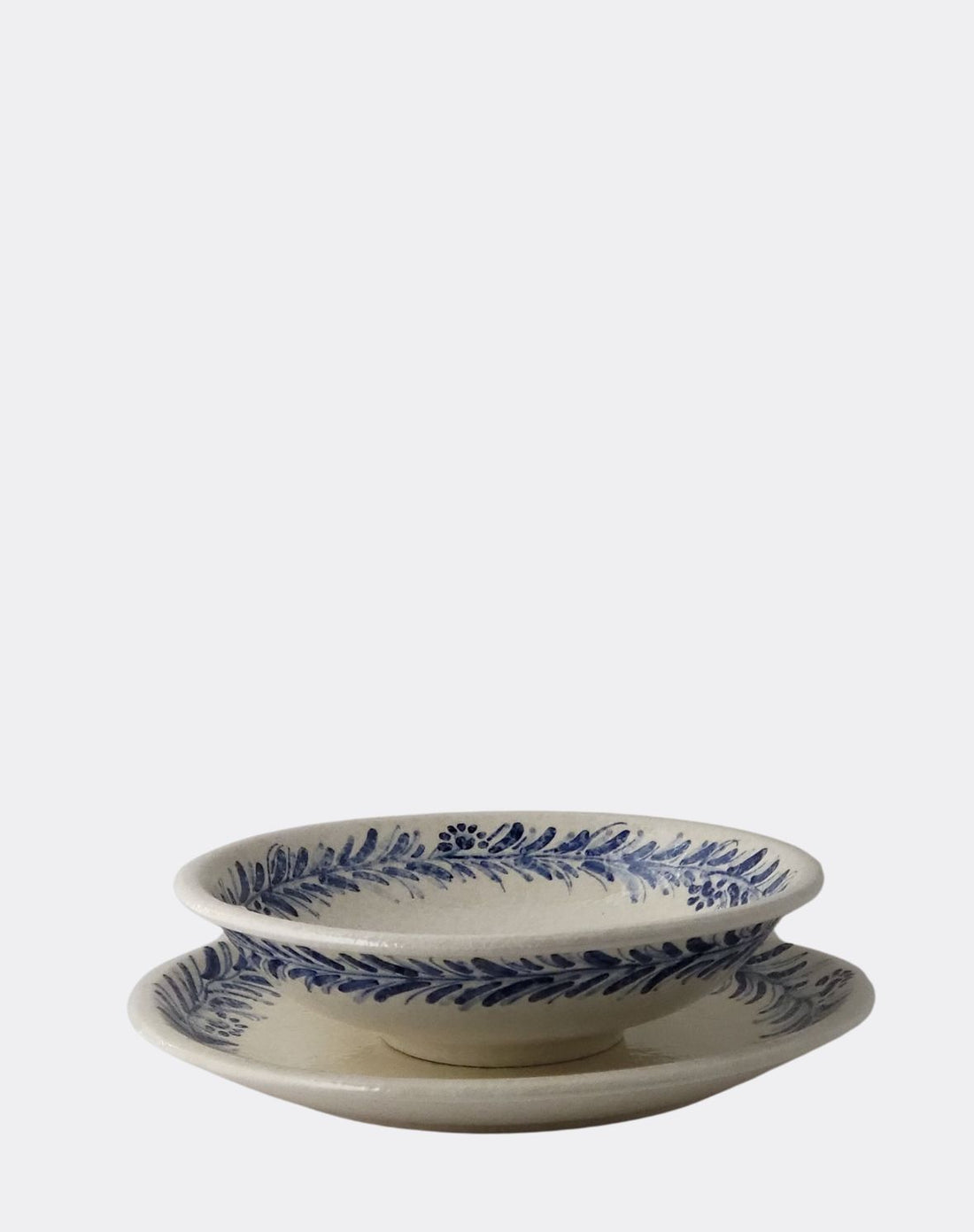 Plato hondo Minerva Azul – La Oficial Cerámica